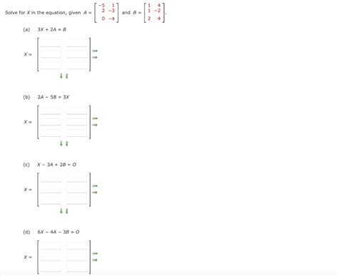 solved 5 2 3 solve for x in the equation given a and b