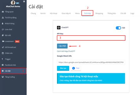 Hướng Dẫn Tích Hợp Chatgpt Vào Ahachat Ahachat