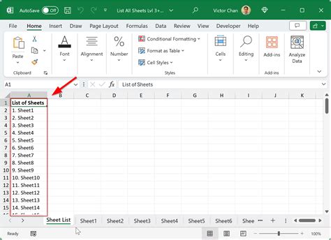 List All Sheets In Excel Formula And Vba Solutions 10 Levels