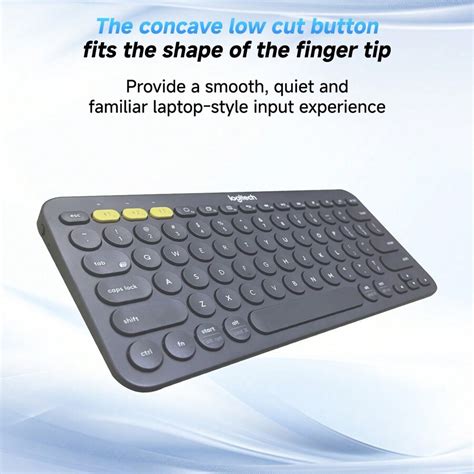 Logitech Teclado Inalámbrico Bluetooth K380 Delgado Y Silencioso Para