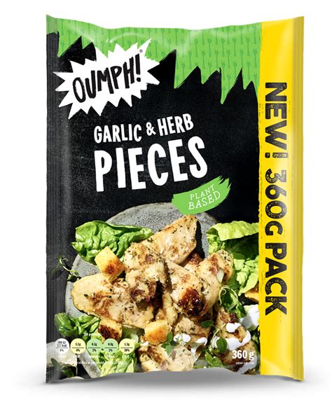 Garlic Herb Pieces Savory Bites Products Oumph Uk