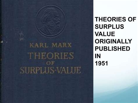 Karl Marx Theory Of Surplus Value Pptx Commodities Economy