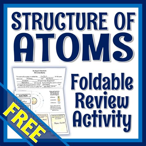 Build An Atom Parts Of An Atom Activity Atomic Structure Educational