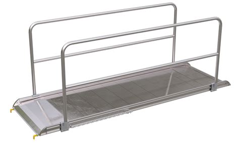 Aluminum Walk Ramps Truck Ramp With Handrails Dock Ramps Vestil