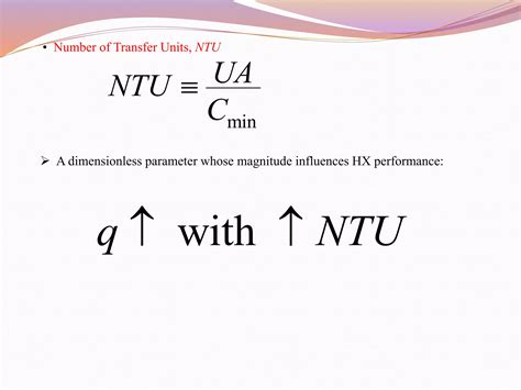Summary Of Lmtd And E Ntu Pptx
