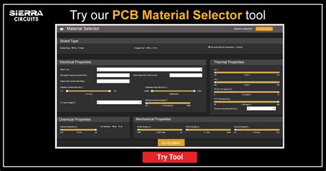 Sierra Circuits Our Pcb Material Selector Allows You To