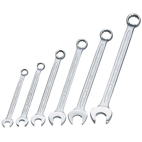 Elora 03131 6 Piece Long Whitworth Combination Spanner Set Rapid Electronics