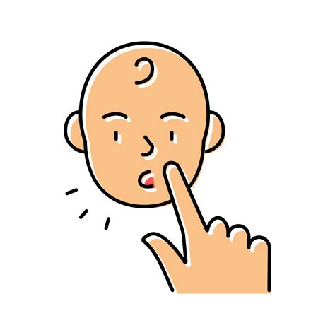 Rooting Reflex Color Icon Vector Illustration 18992499 Vector Art At