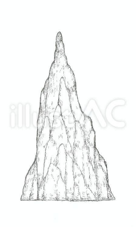 蟻塚をイメージした手描きイラストイラスト No 26392425｜無料イラスト・フリー素材なら「イラストac」