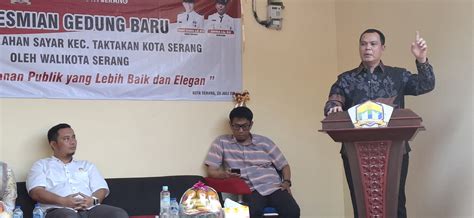 Penantian Bertahun Tahun Berakhir Walikota Serang Budi Rustandi