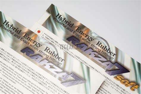Yasaka Rakza 7 & Rakza 7 soft [Photos & Information] – TTGearLab
