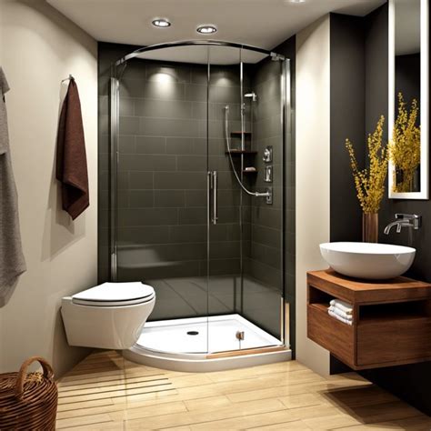 Small Bathroom Ideas Stand Up Shower