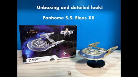 Fanhome Star Trek Starships Collection Ss Eleos Xii Unboxing And