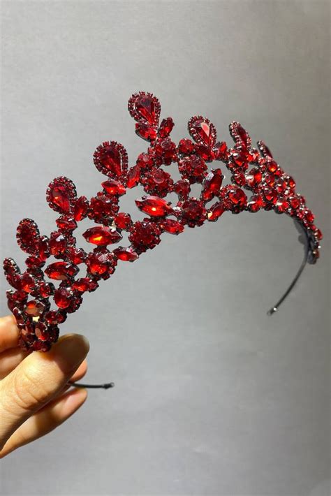 Kırmızı Beety Model Gelin Kına Tacı