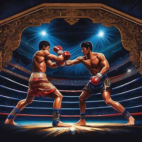 Premium Ai Image Thai Boxing
