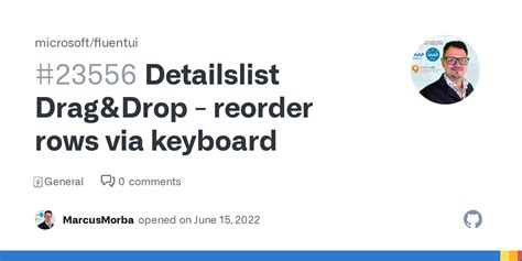 Detailslist Draganddrop Reorder Rows Via Keyboard · Microsoft Fluentui