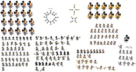 All Mickey Sprites By Jackmoonward On Deviantart