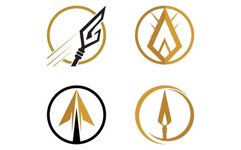 Vector Spear Logo Design Graphic By Hati Royani · Creative Fabrica