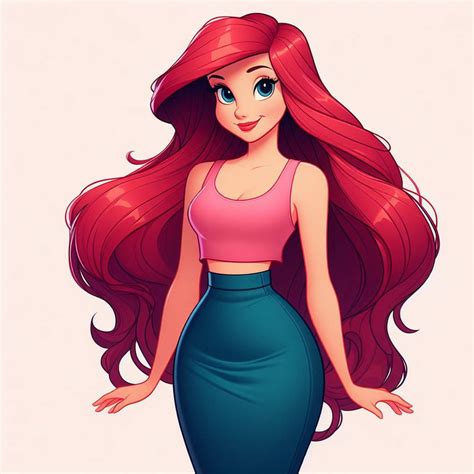 Ariels Having A Great Hair Day By Floodunversed On Deviantart