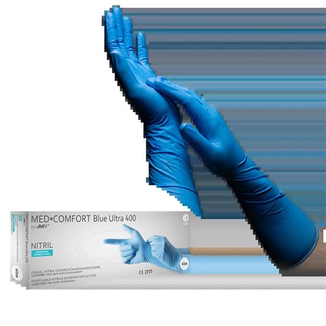 Nitrile Gloves Blue Size Xxl Powderfree Med Comfort Ultra 400 Buy