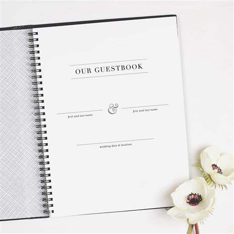 Traditional Script Guest Book