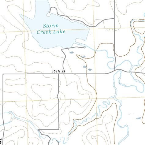 Bluegrass Nd 2020 24000 Scale Map By United States Geological