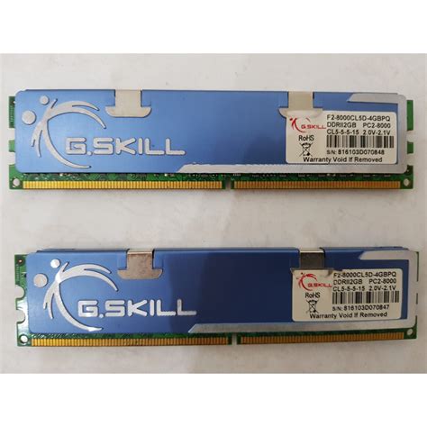 Jual Memory GSKILL DDR2 4Gb 2gb X 2 4GBPQ Desktop Ram PC Shopee Indonesia
