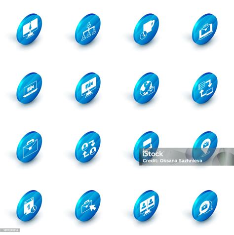 계층 구조 조직도 차트 시간 관리 온라인 작업 노트북에서 비디오 카메라 끄기 서류 가방 컴퓨터 및 아이콘을 설정합니다 벡터 3차원 형태에 대한 스톡 벡터 아트 및 기타