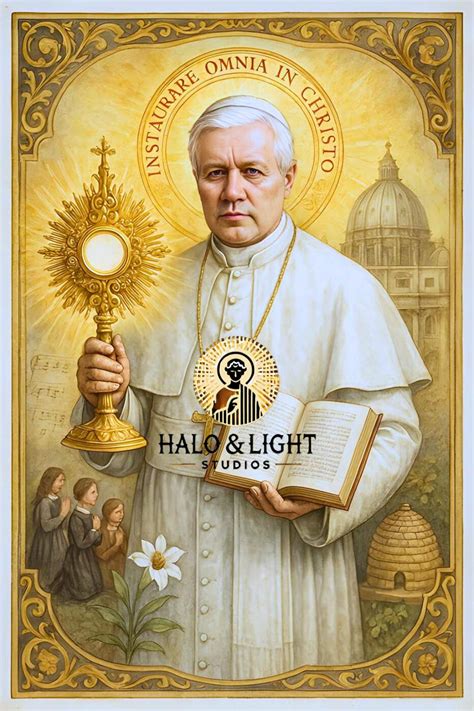 St Pope Pius X — The Pope Of The Eucharist Digital Download Catholic