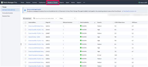Tenable Security Center Formerly Tenablesc Integration Manageengine Patch Manager Plus