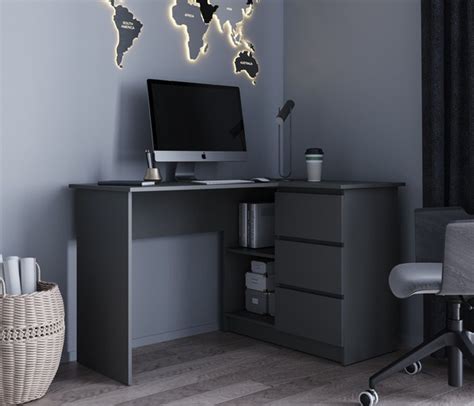 Письменный стол Фабрика МИФ Челси угловой 130х90 4х76 8 см купить по выгодным ценам в