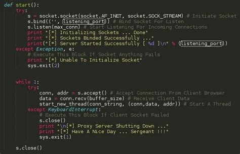 Sploit How To Make A Proxy Server In Python Null Byte