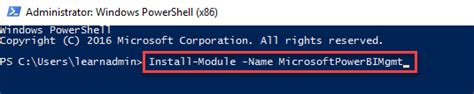 Install Power Bi Powershell On Your Windows Machine