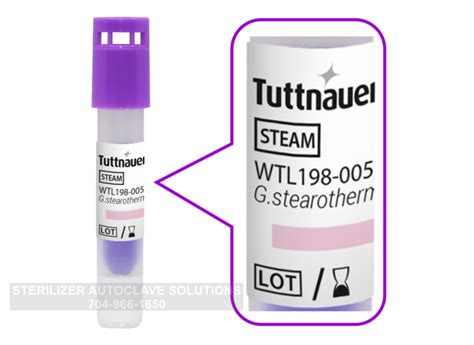 Tuttnauer Rapid Biological Indicator 1 Hr 50 Ct Wtl198 0058