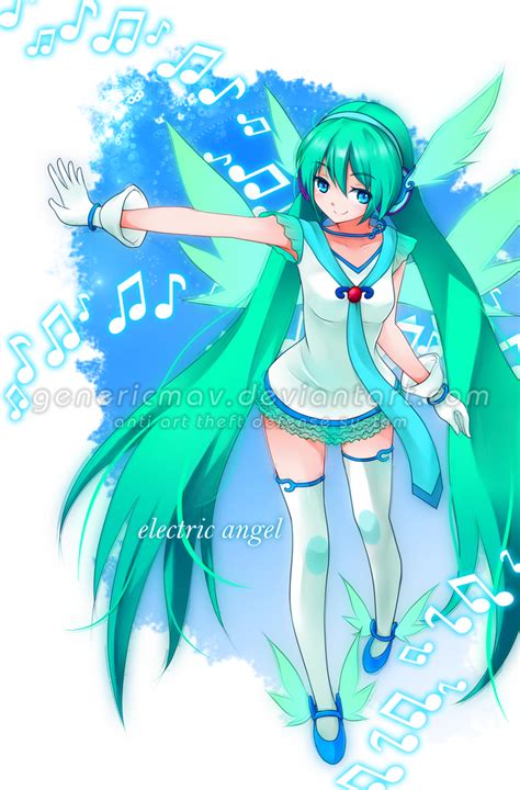 Hatsune Miku Angel By Genericmav On Deviantart