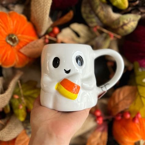 Marshalls Dining Newmarshalls Ghost With Candy Corn Mug Poshmark