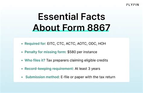 Form 8867 Instructions Due Diligence And Filing Guide