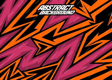 Premium Vector Racing Background Abstract Stripes With Orangeregal