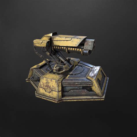 Artstation Sci Fi Turret