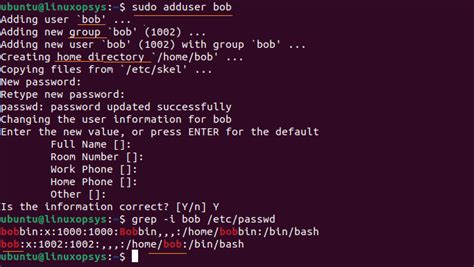 Adduser Command In Linux