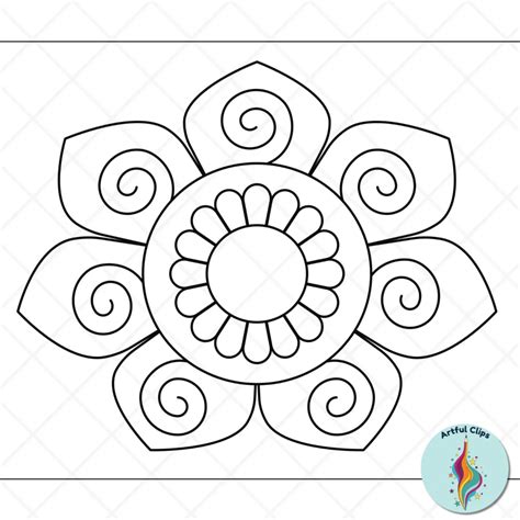 Rangoli Patterns Printable Templates For Arts And Crafts