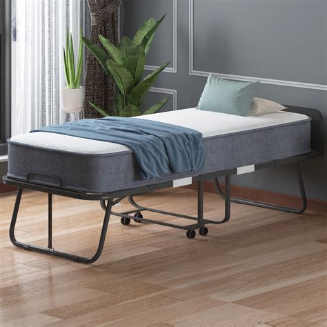 Zafly Foldaway Guest Rollaway Bed For Adults Comfortable Portable