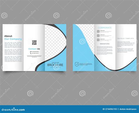 Lyer Template With Red Geometric Ribbon Cartoon Vector Cartoondealer