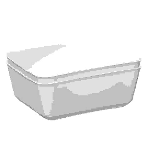 Shop 5five Flex Polyethylene Rectangle Basket Set 13 X 174 X 7 Cm 2