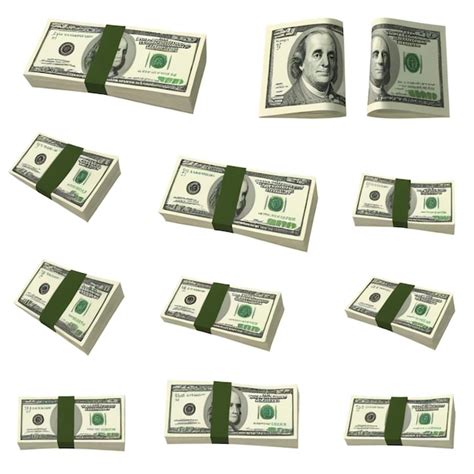 A Collection Of Dollar Bills With One Of Them Showing The One That Says Bill Premium Ai