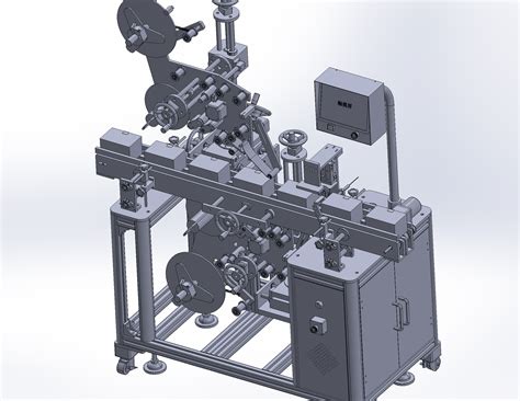 3d File Industrial 3d Model Box Labeling Machine 📦 ・3d Print Object To