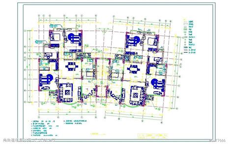 住宅楼层cad平面布置图纸cad图纸 居住建筑免费下载cad图纸