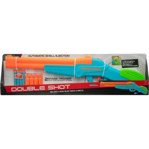 Jual Buzz Bee Air Warriors Over Under Double Shot Dart Blaster Double