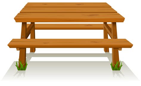 Picnic Wood Table 263237 Vector Art At Vecteezy