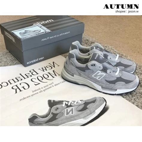 Ad New Balance 992gr 麂皮 3m反光 Nb M992gr 金典 元祖灰 休閒鞋 蝦皮購物